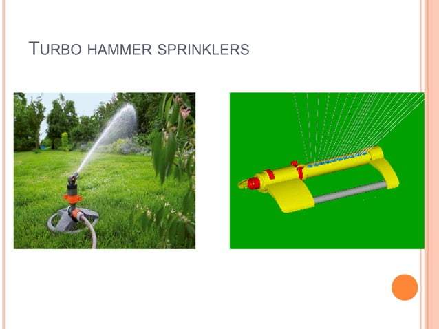 sprinkler irrigation system | PPTX