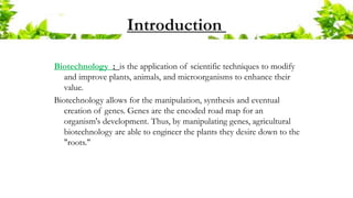Advances in Agricultural Biotechnology | PPTX