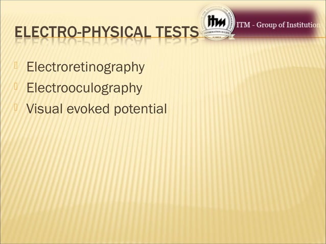 MACULAR FUNCTION TEST | PPT | Eye and Vision Conditions | Diseases and ...