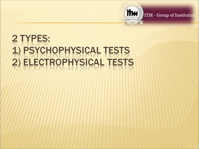 MACULAR FUNCTION TEST | PPT | Eye and Vision Conditions | Diseases and ...