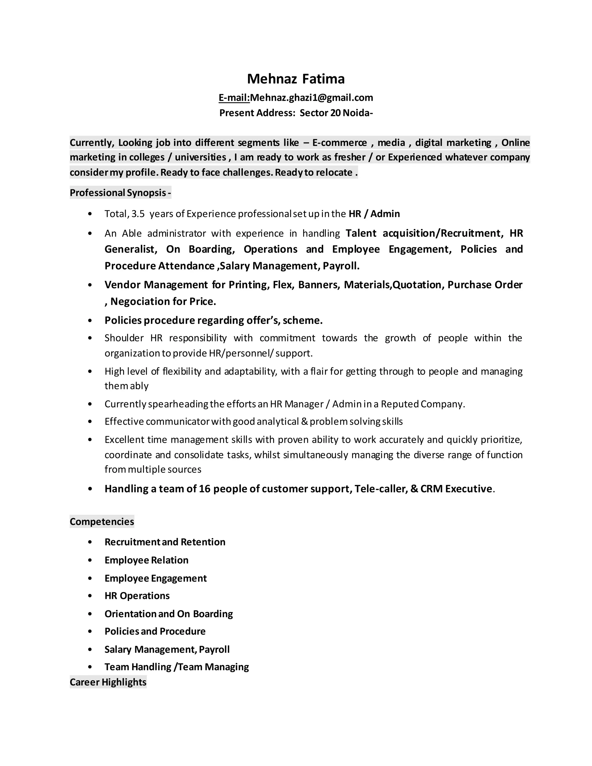 Mehnaz fatima cv (1) | DOCX