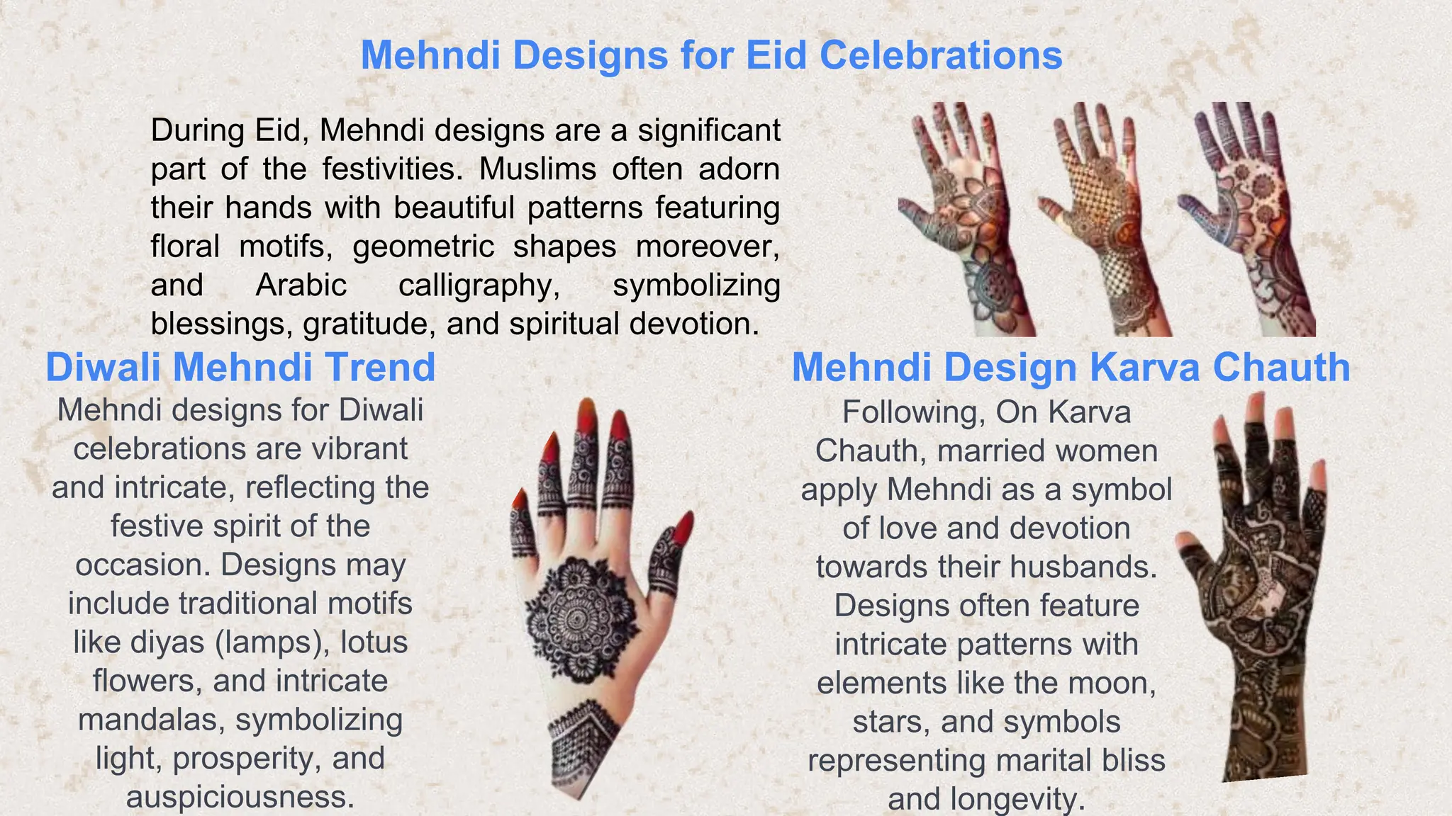 What is the history of Mehndi Design culture? | PPT