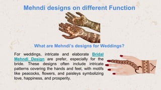 What is the history of Mehndi Design culture? | PPT