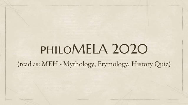 LSR Mythology Etymology History (MEH) Quiz 2020 | PPTX | Hinduism ...