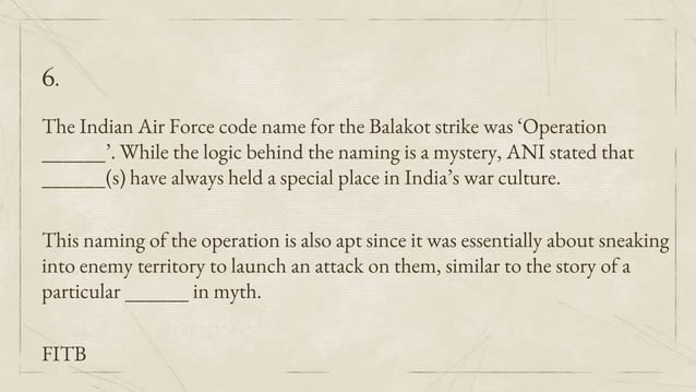 LSR Mythology Etymology History (MEH) Quiz 2020 | PPTX | Hinduism ...