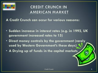 Credit crunch | PPTX