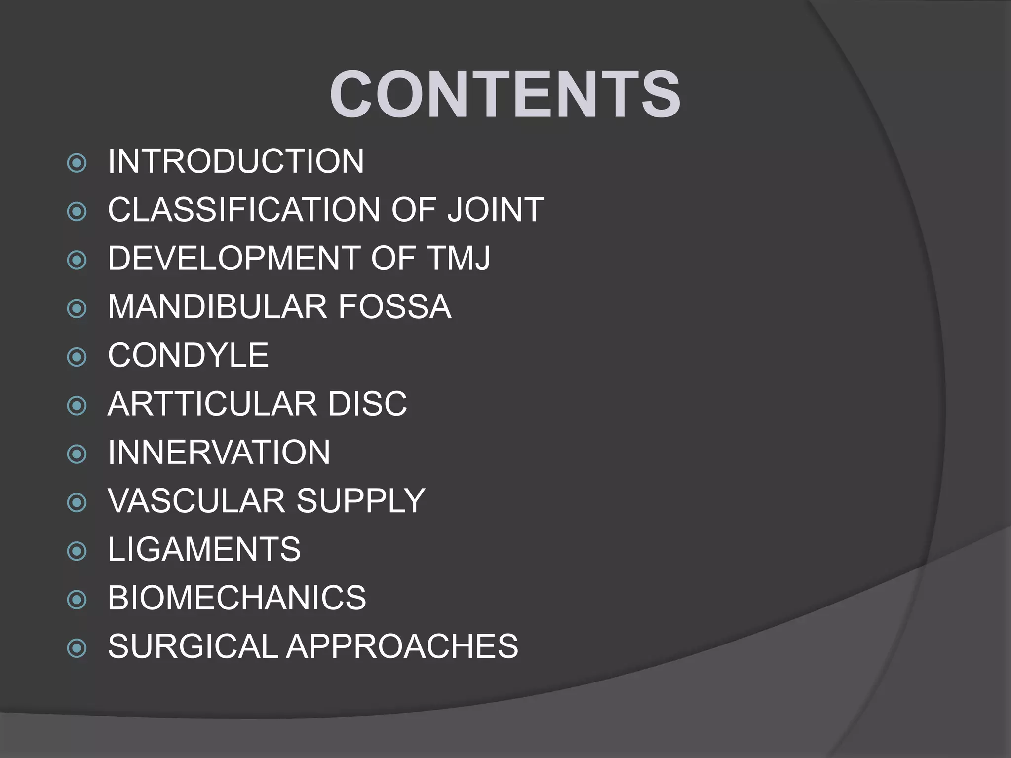 Anatomy of Temporomandibular Joint | PPSX