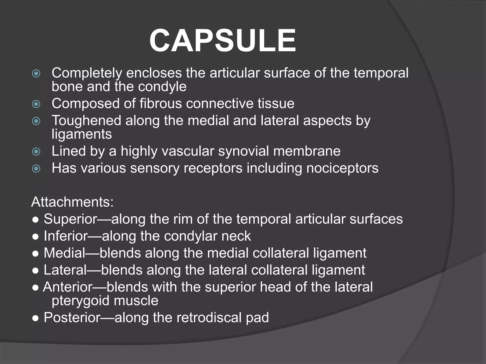 Anatomy of Temporomandibular Joint | PPSX