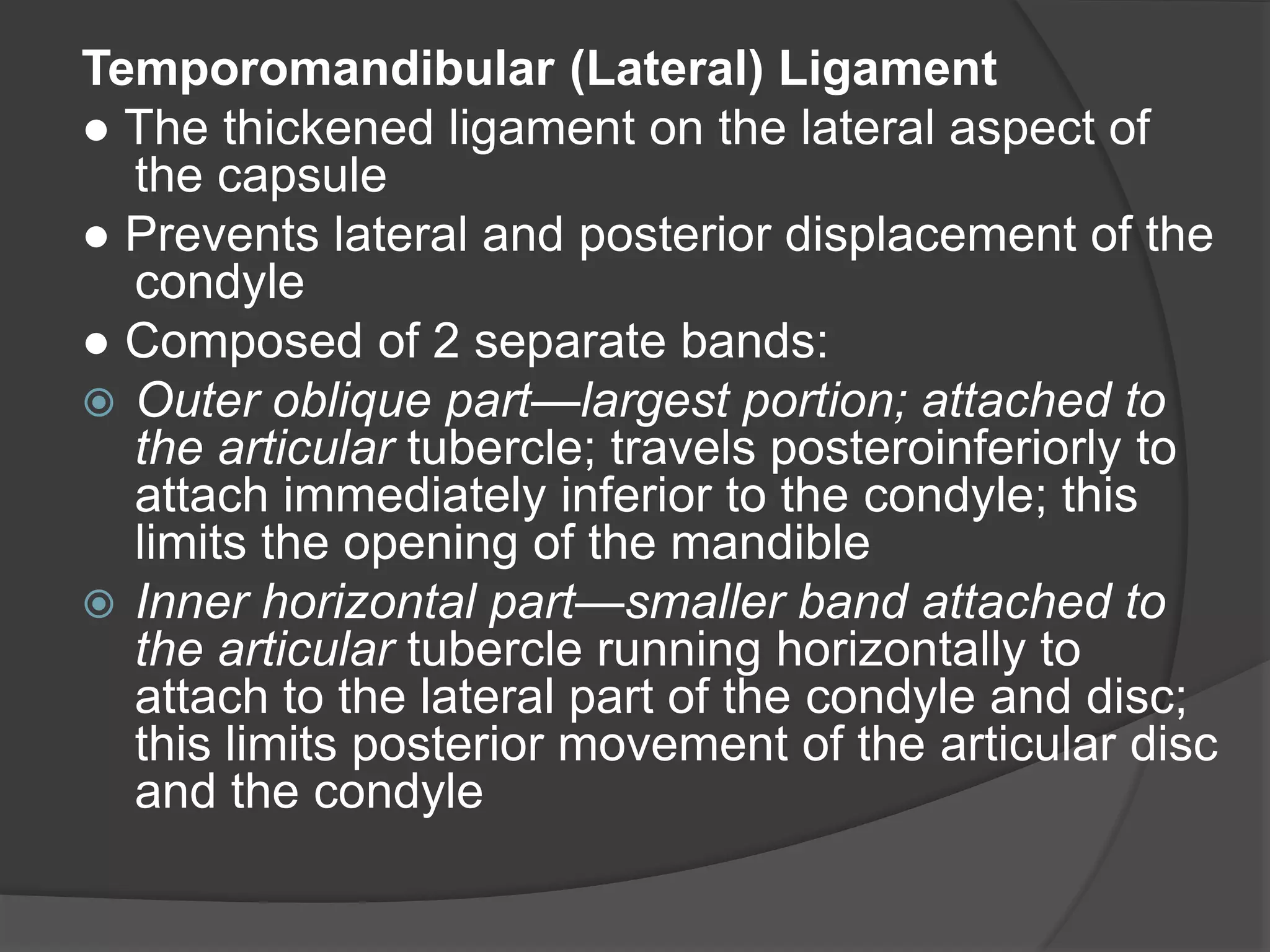Anatomy of Temporomandibular Joint | PPSX