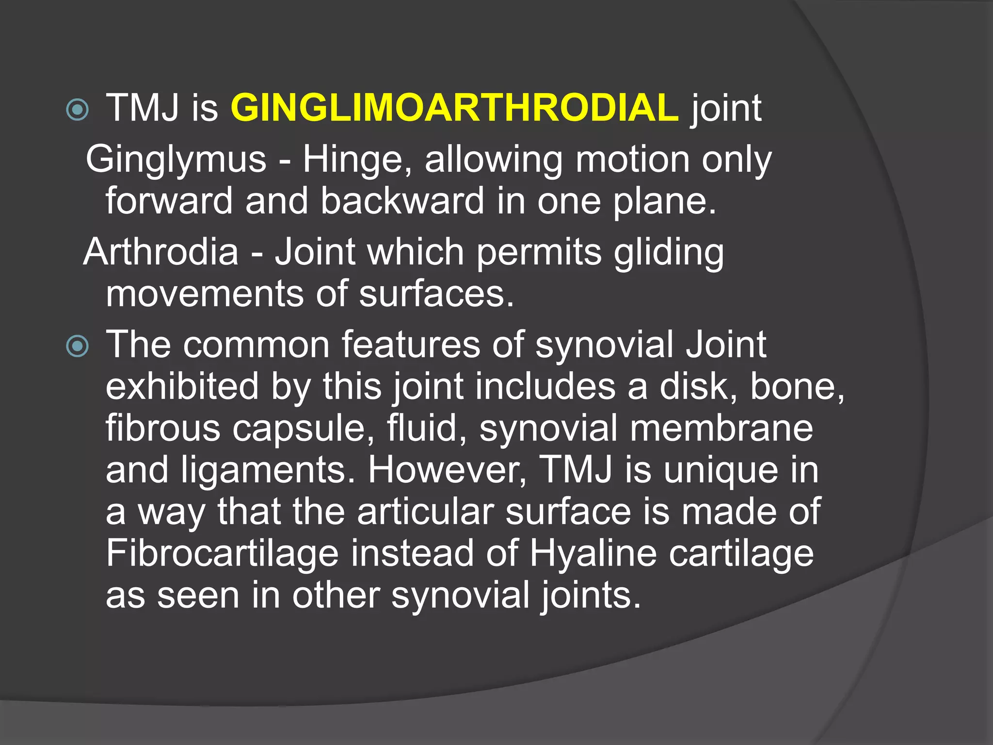 Anatomy of Temporomandibular Joint | PPSX
