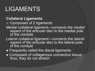 Anatomy of Temporomandibular Joint | PPSX