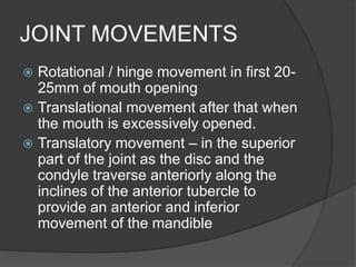Anatomy of Temporomandibular Joint | PPSX