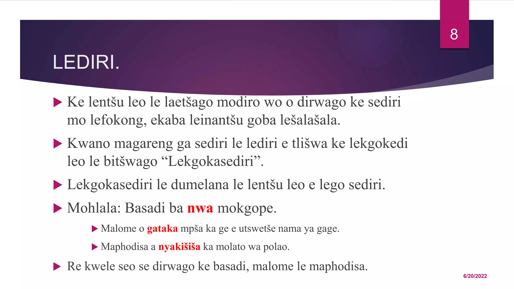 MEHUTA YA MADIRI. (SEPEDI PRESENTATION).pptx