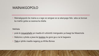 Mehuta ya maina | PPTX