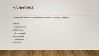 Mehuta ya maina | PPT