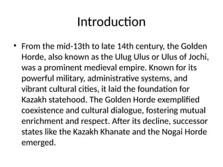 Mehvish HOK history of Kazakhstan hok.pptx