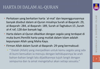 Konsep Harta Dalam Islam | PPTX