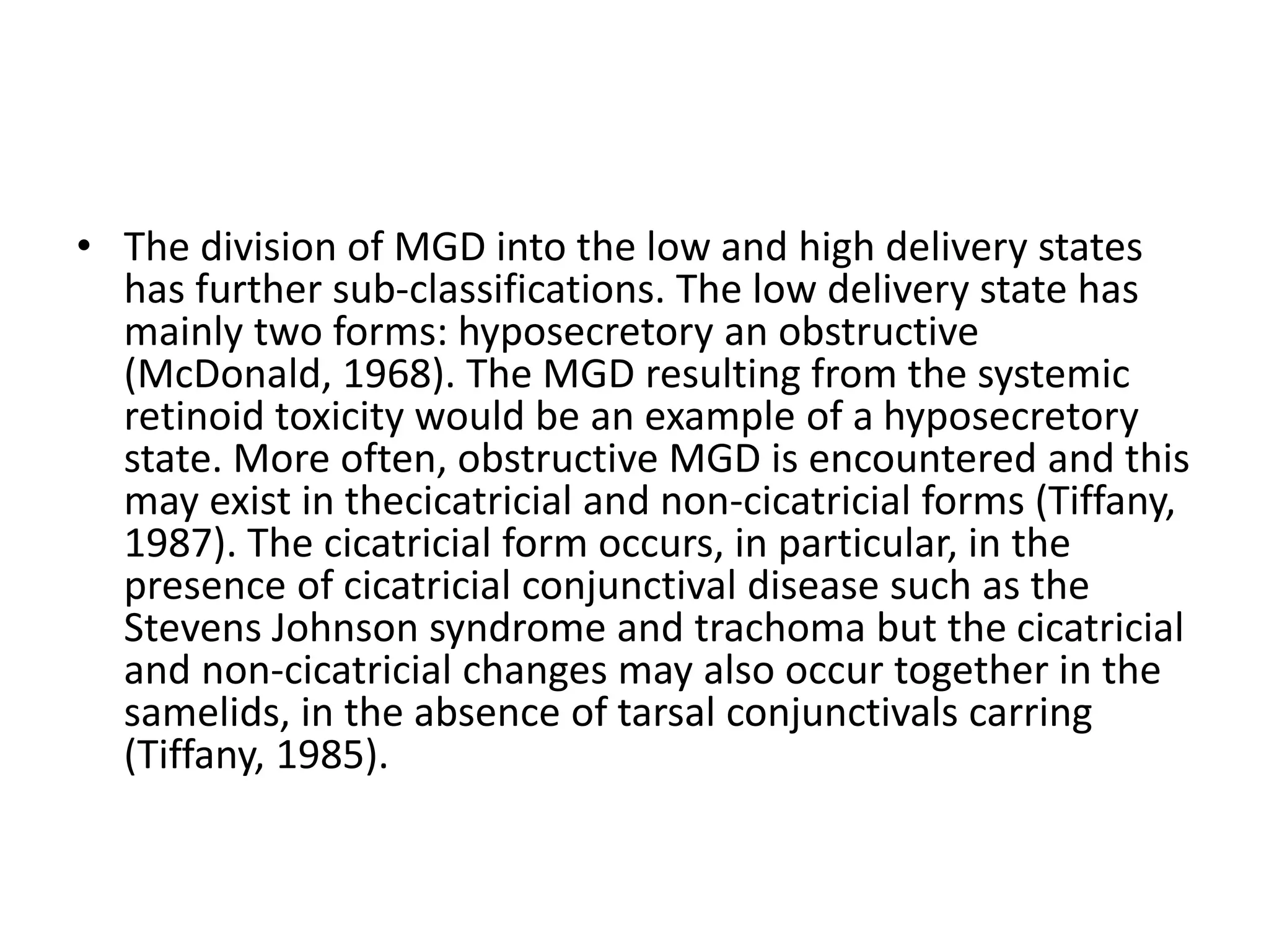 Meibomian gland dysfunction | PPTX
