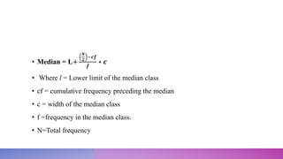 Median (Central Value) | PPTX
