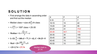 Median (Central Value) | PPTX