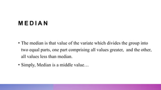 Median (Central Value) | PPTX