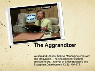 MEIEA 2013 - Entrepreneurship and Character Traits | PPTX