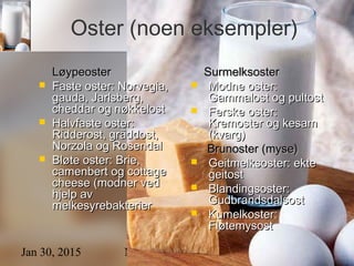 Meieriprodukter | PPT