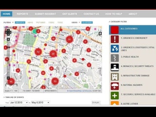 Collaborative Crisis Mapping | PPTX | Technology & Computing