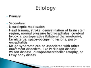 Meige Syndrome | PPTX