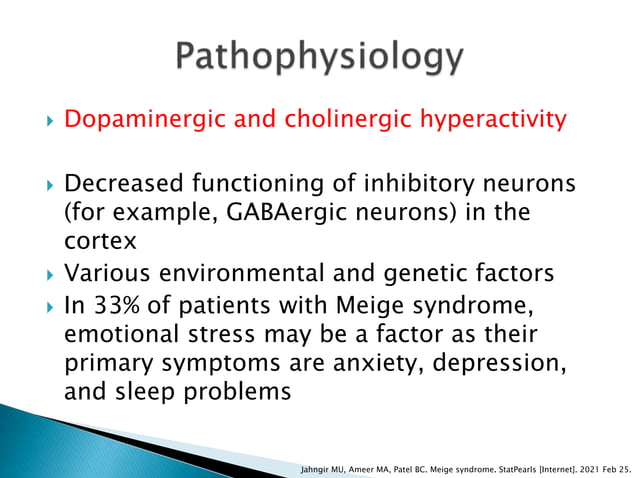 Meige Syndrome | PPTX | Brain and Nervous System Disorders | Diseases ...