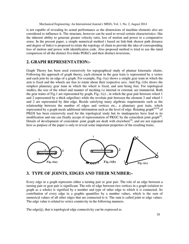 A METHODOLOGY FOR ANALYSIS OF TOPOLOGICAL CHARATERISTICS OF PLANETARY GEAR TRAINS | PDF ...