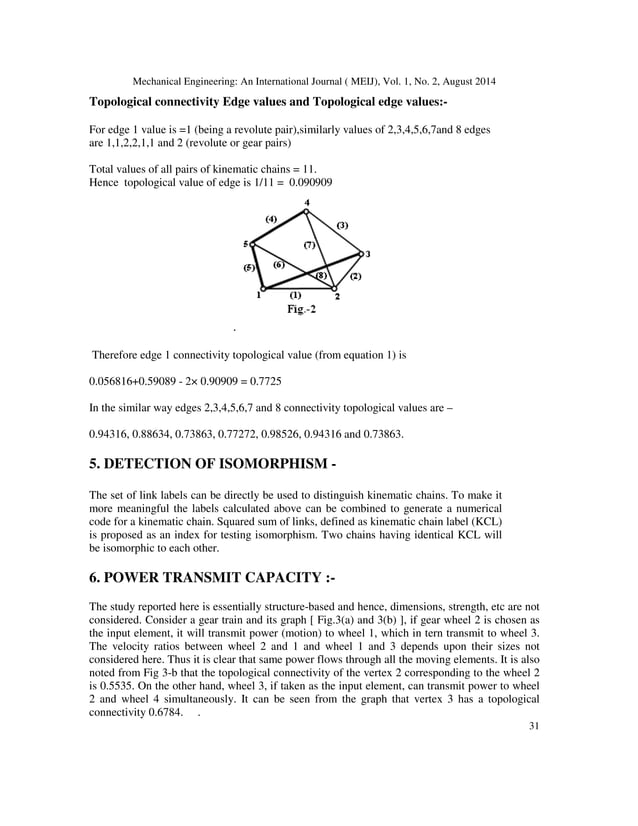 A METHODOLOGY FOR ANALYSIS OF TOPOLOGICAL CHARATERISTICS OF PLANETARY GEAR TRAINS | PDF ...