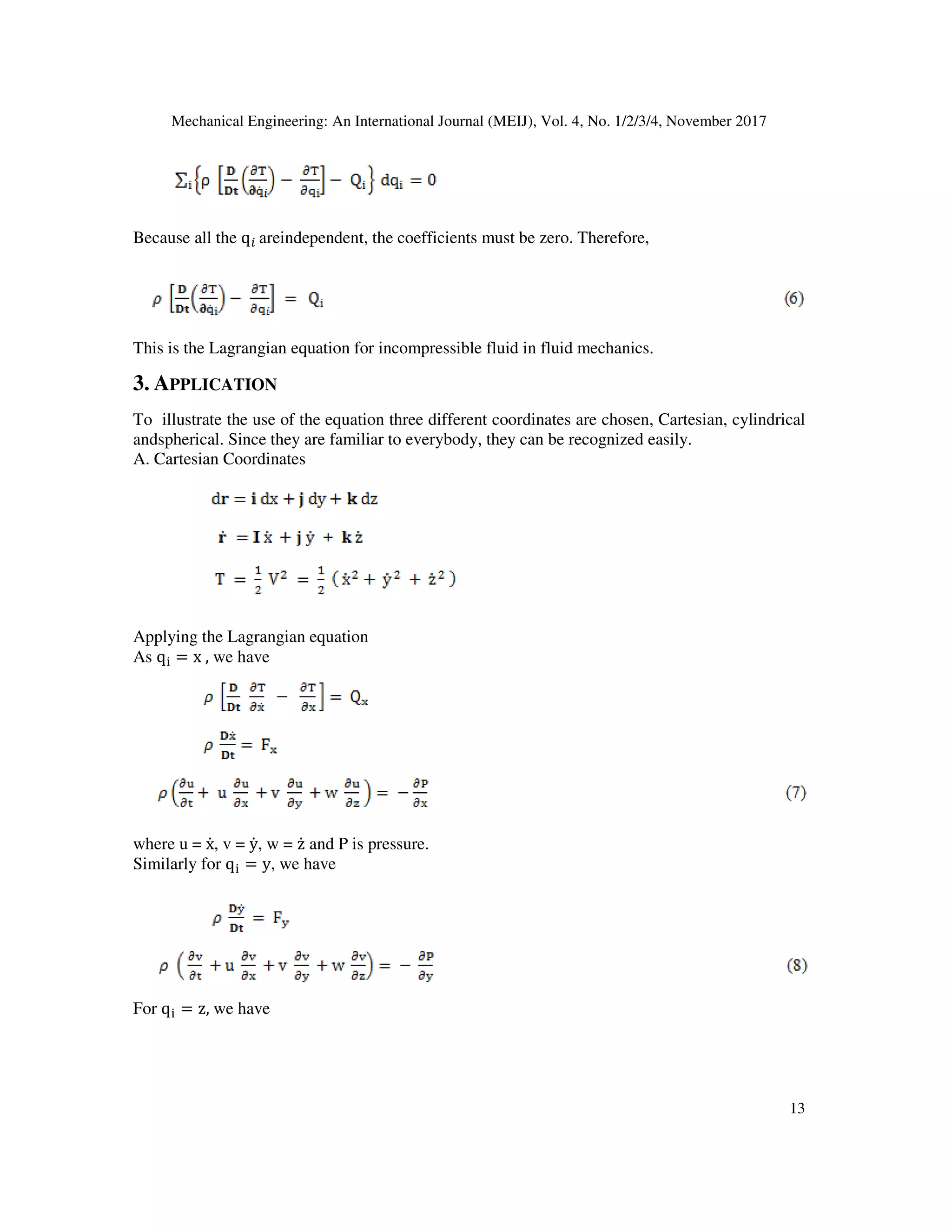 DISCOVERY OF LAGRANGIAN EQUATION FOR FLUID MECHANICS | PDF
