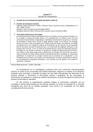Meijía navarrete el análisis de los datos cualitativos | PDF