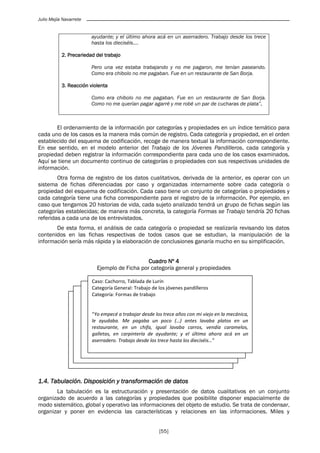 Meijía navarrete el análisis de los datos cualitativos | PDF