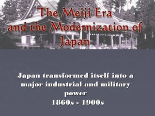 Meiji Japan - overview | PPT