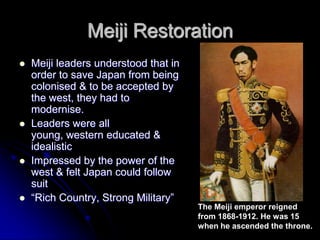 Meiji Restoration Powerpoint