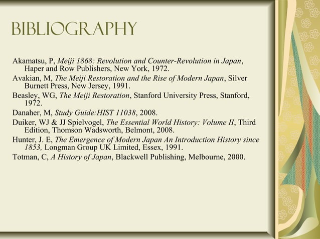 Meiji restoration | PPT