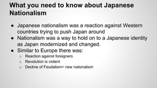 Meiji revolution and nationalism | PPTX
