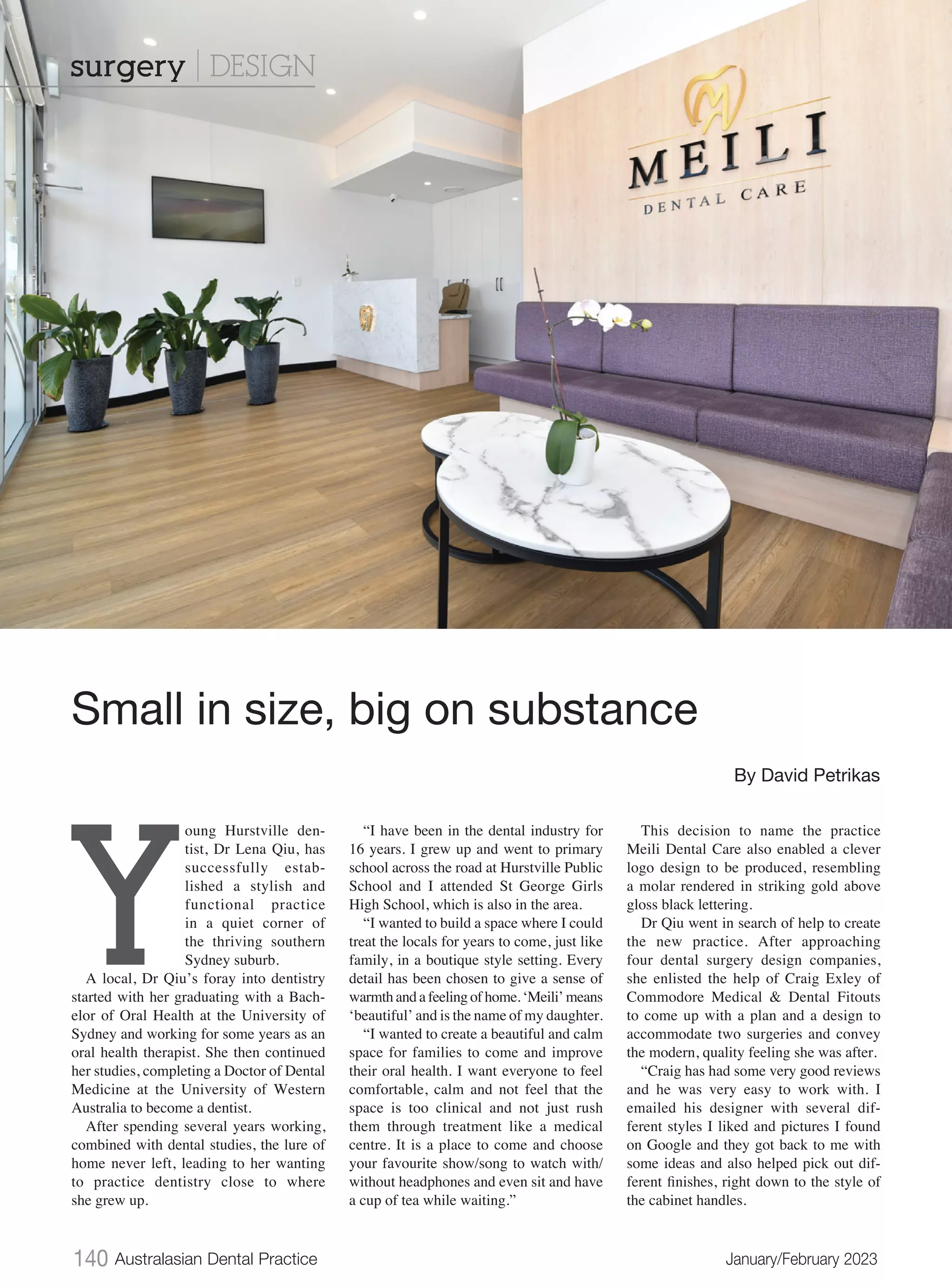 Meili Dental Surgery Design | PDF