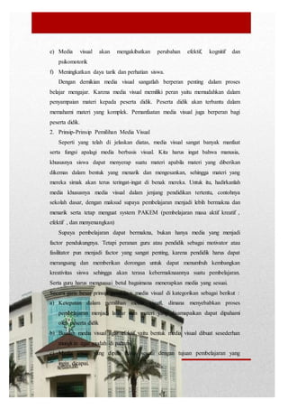 MODUL MEDIA PEMBELAJARAN AUDIO,VISUAL DAN AUDIO VISUAL | DOCX