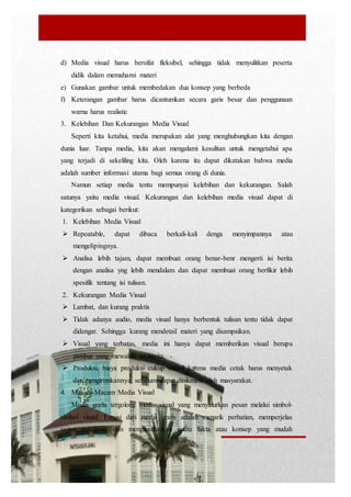 MODUL MEDIA PEMBELAJARAN AUDIO,VISUAL DAN AUDIO VISUAL | DOCX