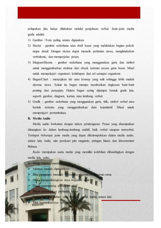 MODUL MEDIA PEMBELAJARAN AUDIO,VISUAL DAN AUDIO VISUAL | DOCX