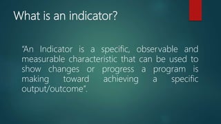 Indicators | PPTX