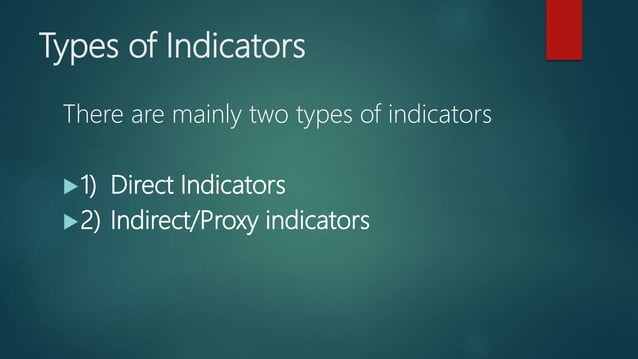 Indicators | PPTX | Science