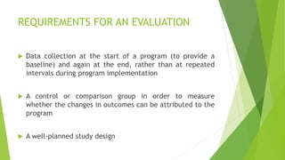 Research, Monitoring and Evaluation, in Public Health | PPTX