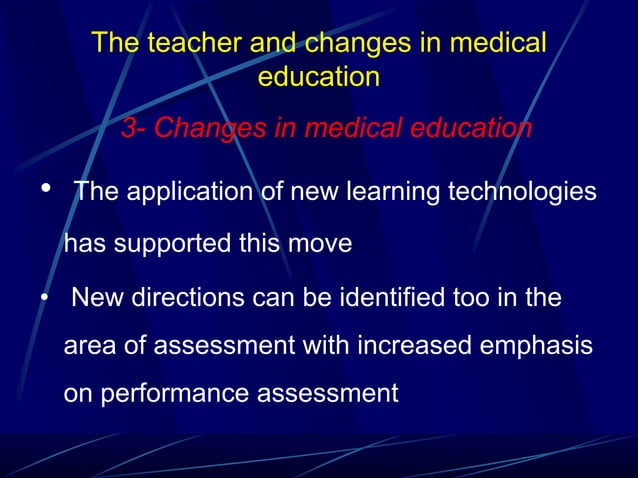 Introduction of Medical Education Domain | PPT