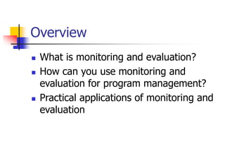 M&E Intro1123112121 is about the monitoring.ppt