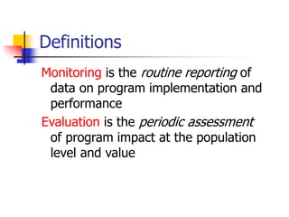 M&E Intro1123112121 is about the monitoring.ppt