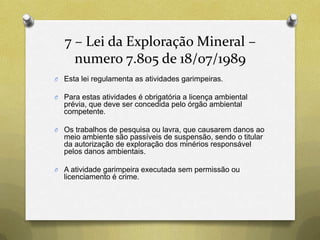 Meio ambiente – as 17 leis ambientais do | PPTX
